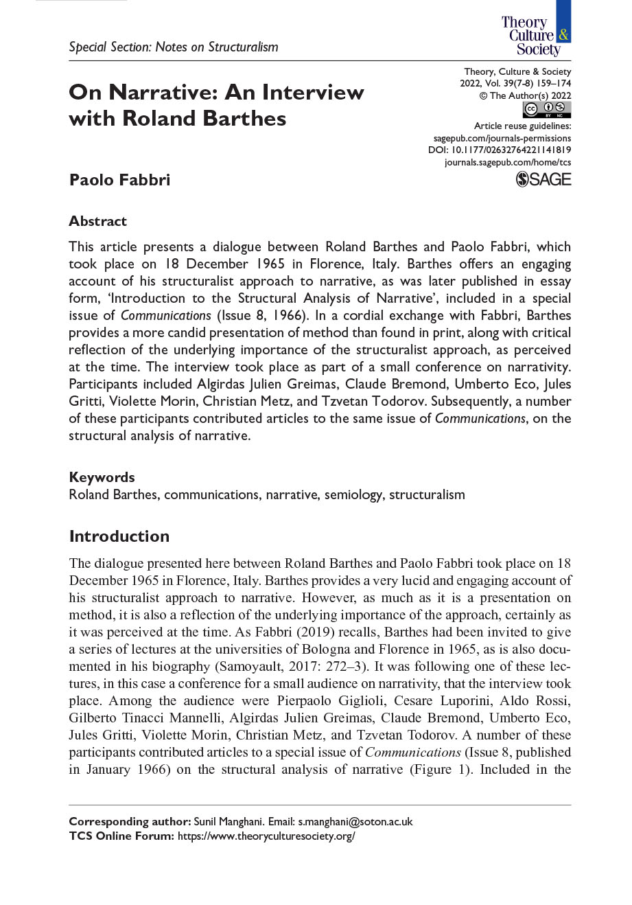 Projects – Notes on Structuralism & AI